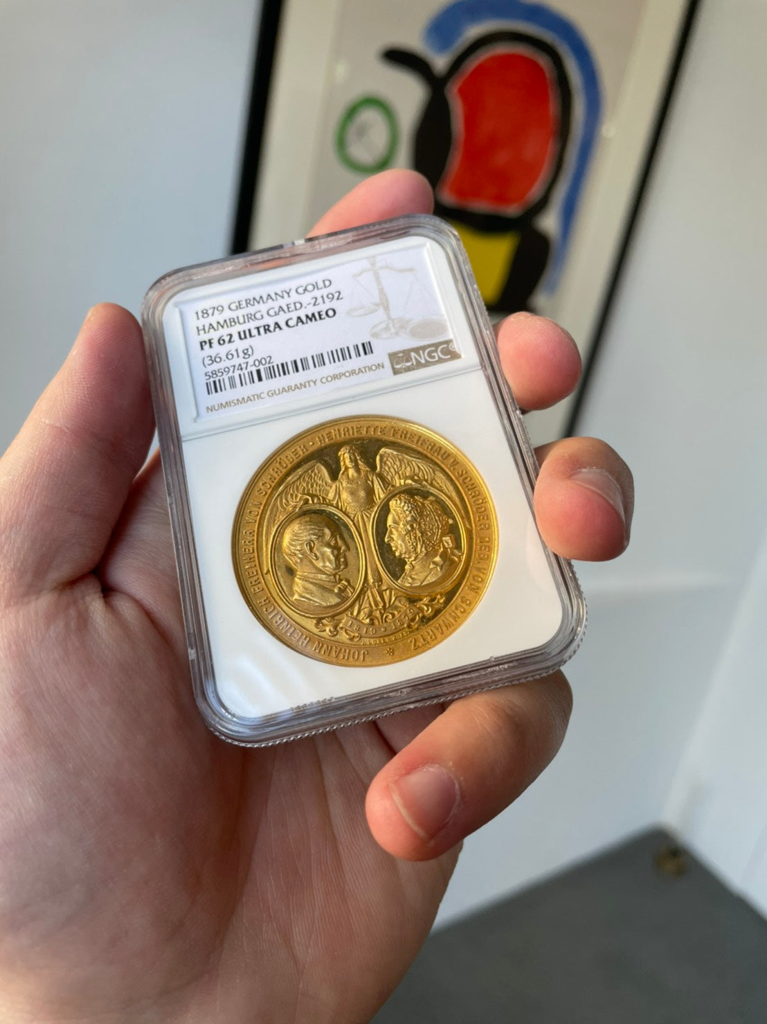 【トレジャーコイン】ヨハン・ハインリッヒ男爵 成婚60周年記念 ポルトガレッサー金貨 – cocoin.jp